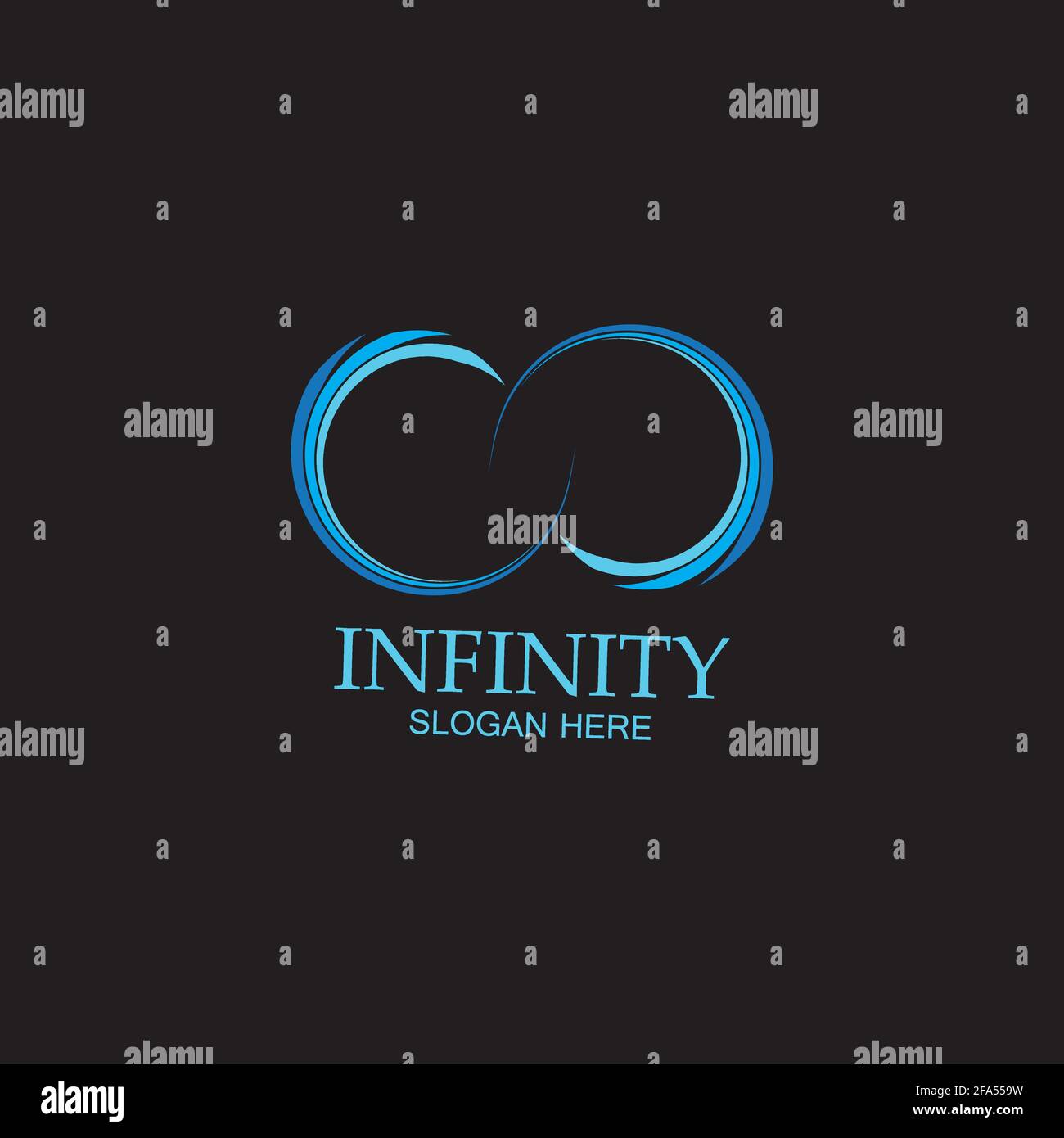 Infinity Design Vector icon illustration Logo template design Stock ...