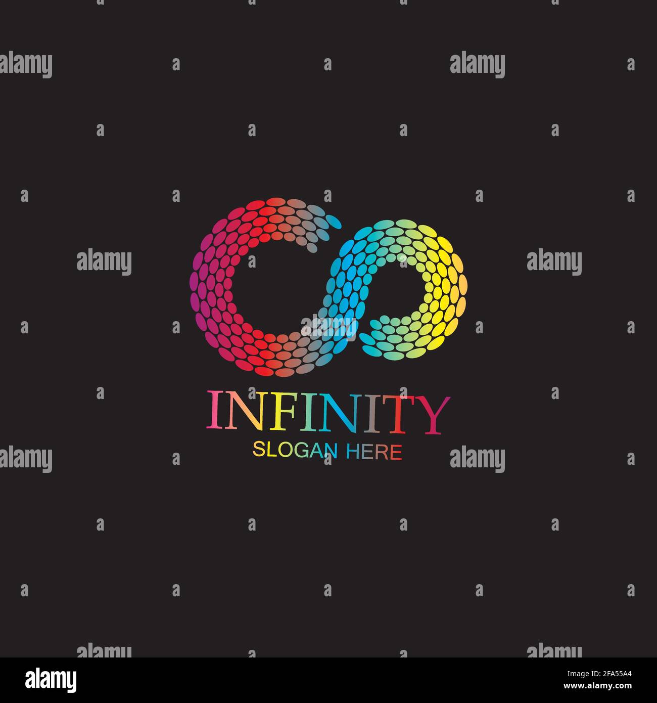 Infinity Design Vector icon illustration Logo template design Stock ...