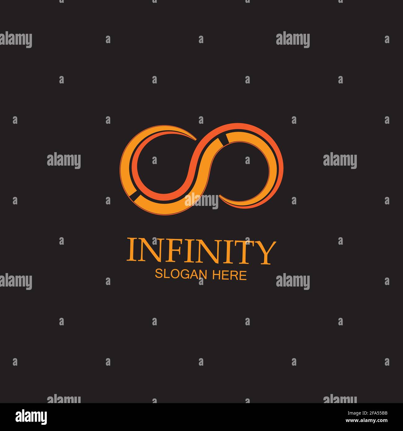 Infinity Design Vector icon illustration Logo template design Stock ...