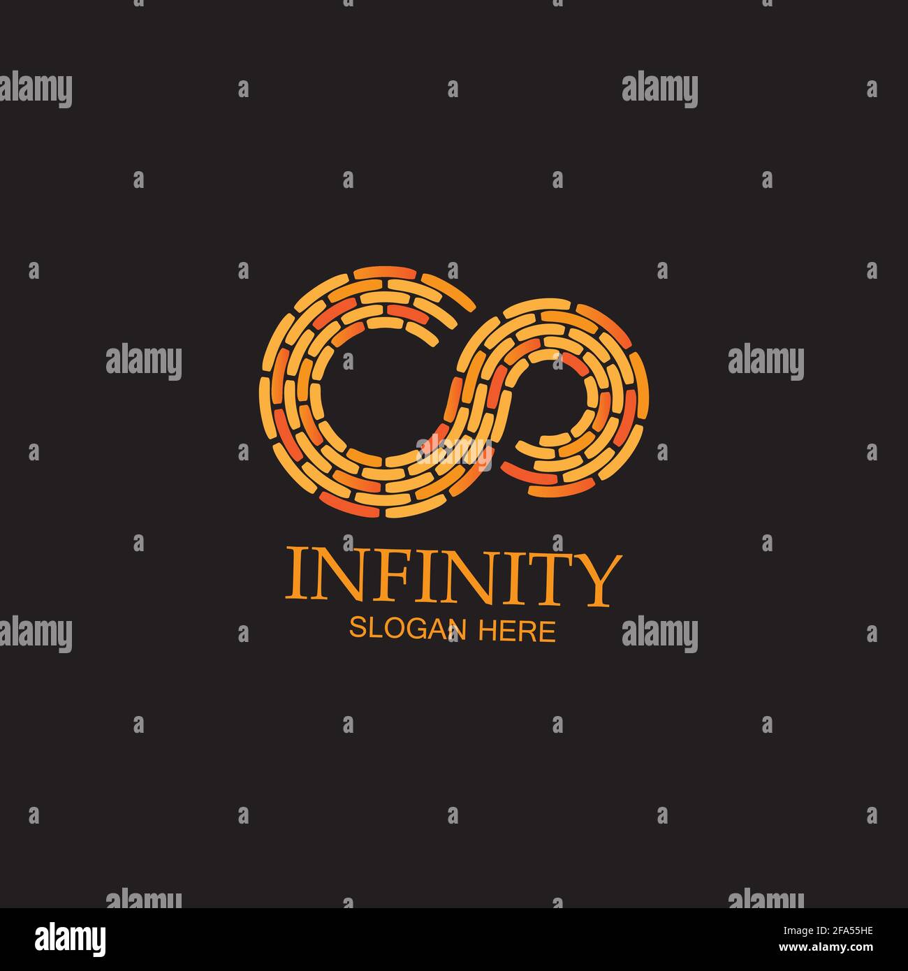 Infinity Design Vector icon illustration Logo template design Stock ...