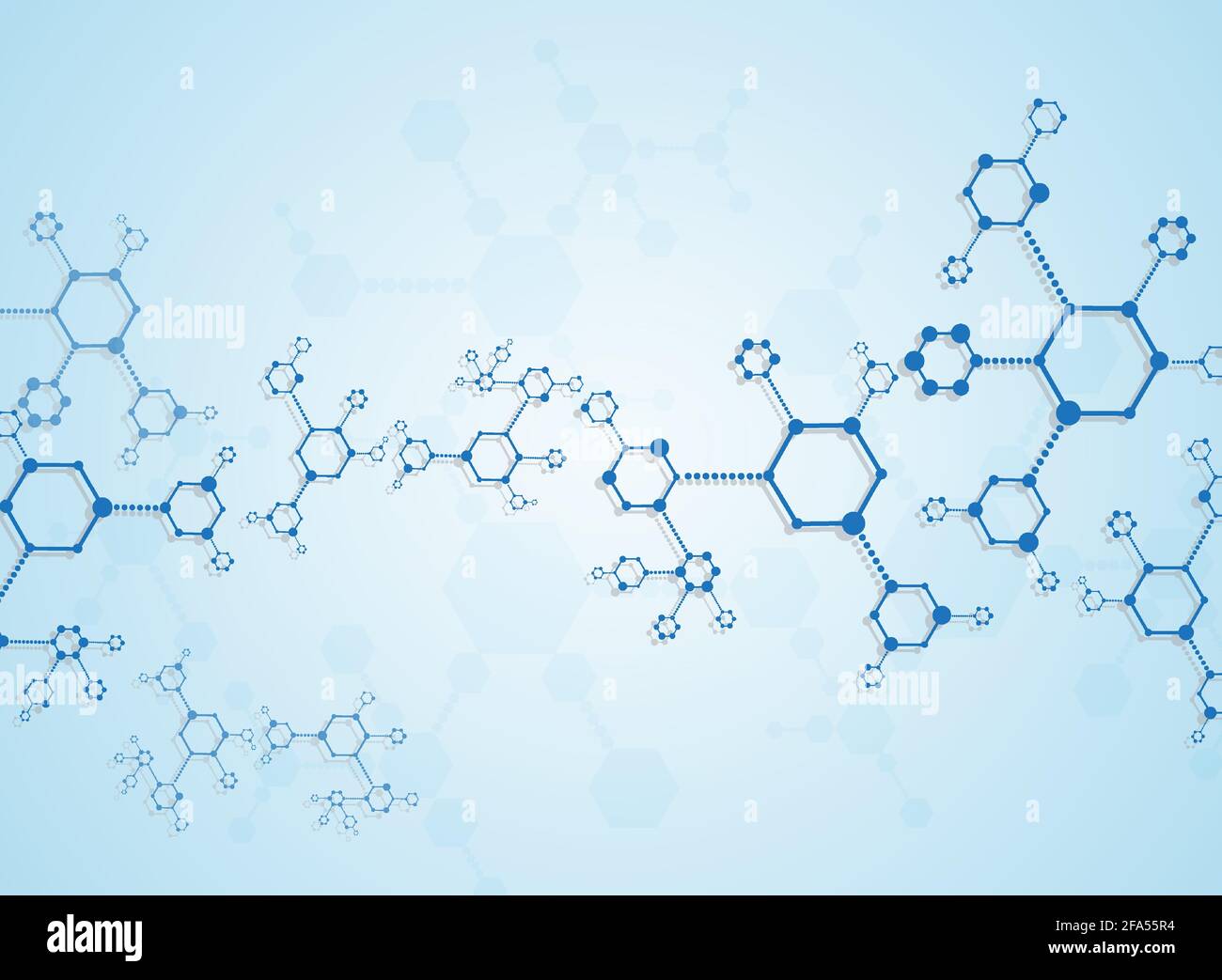 Abstract background medical substance and molecules Stock Vector Image ...