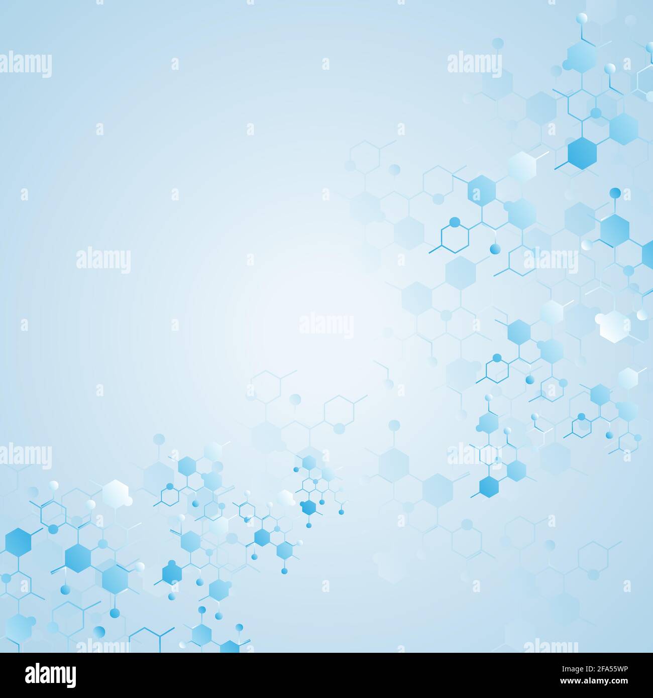 Abstract molecules medical background. illustration Stock Vector Image ...