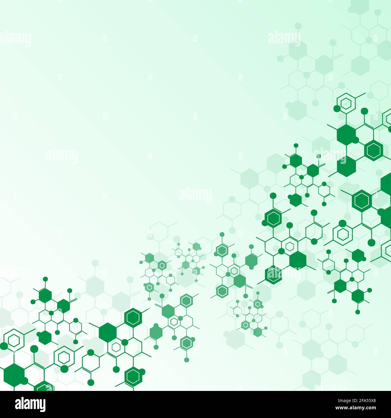 Abstract molecules medical background. illustration Stock Vector Image ...