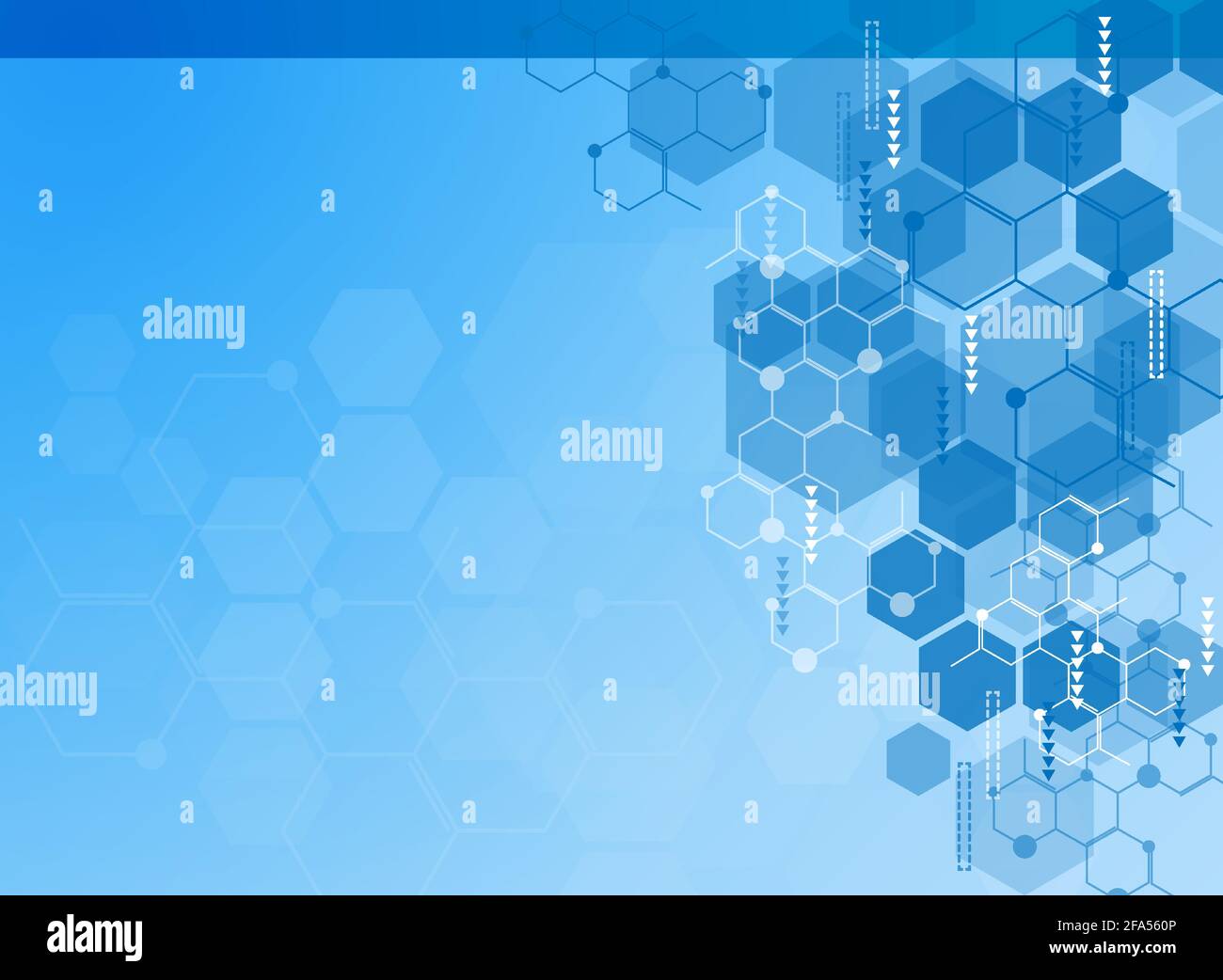 Abstract background medical substance and molecules. Vector ...