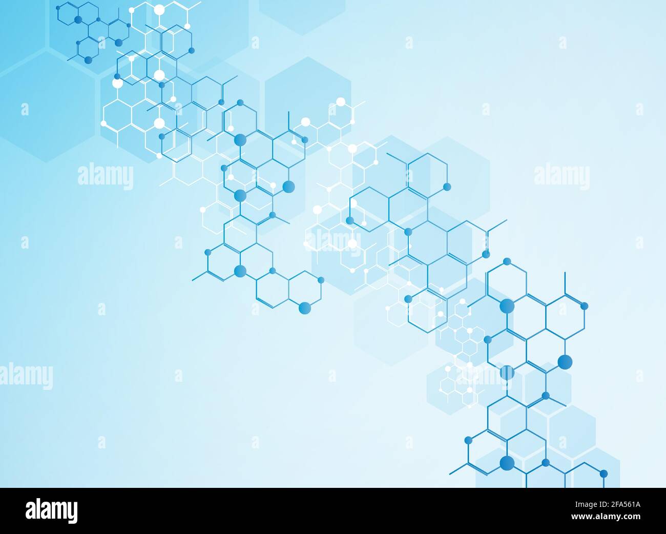 Abstract molecules medical background. illustration Stock Vector Image ...