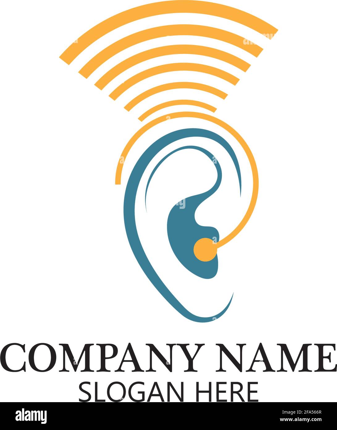 Hearing Logo Template vector icon design Stock Vector Image & Art - Alamy