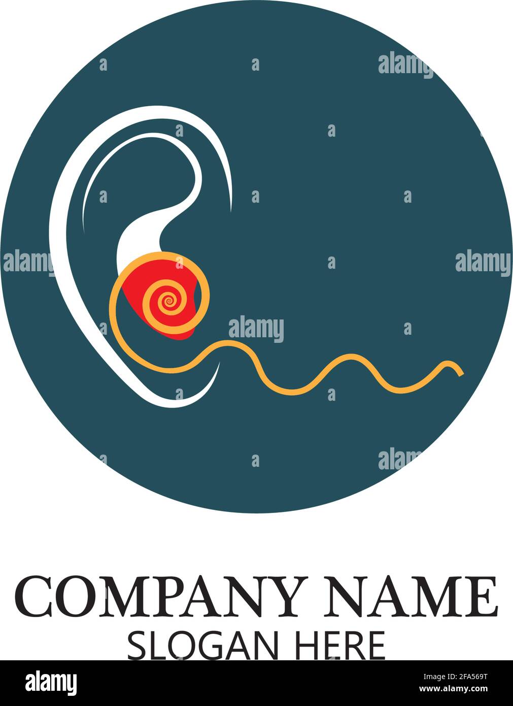 Hearing Logo Template vector icon design Stock Vector Image & Art - Alamy