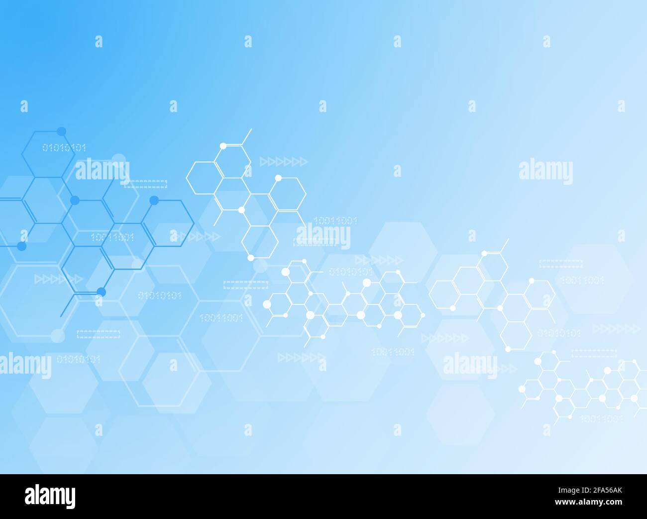 Abstract molecules medical background. illustration Stock Vector Image ...