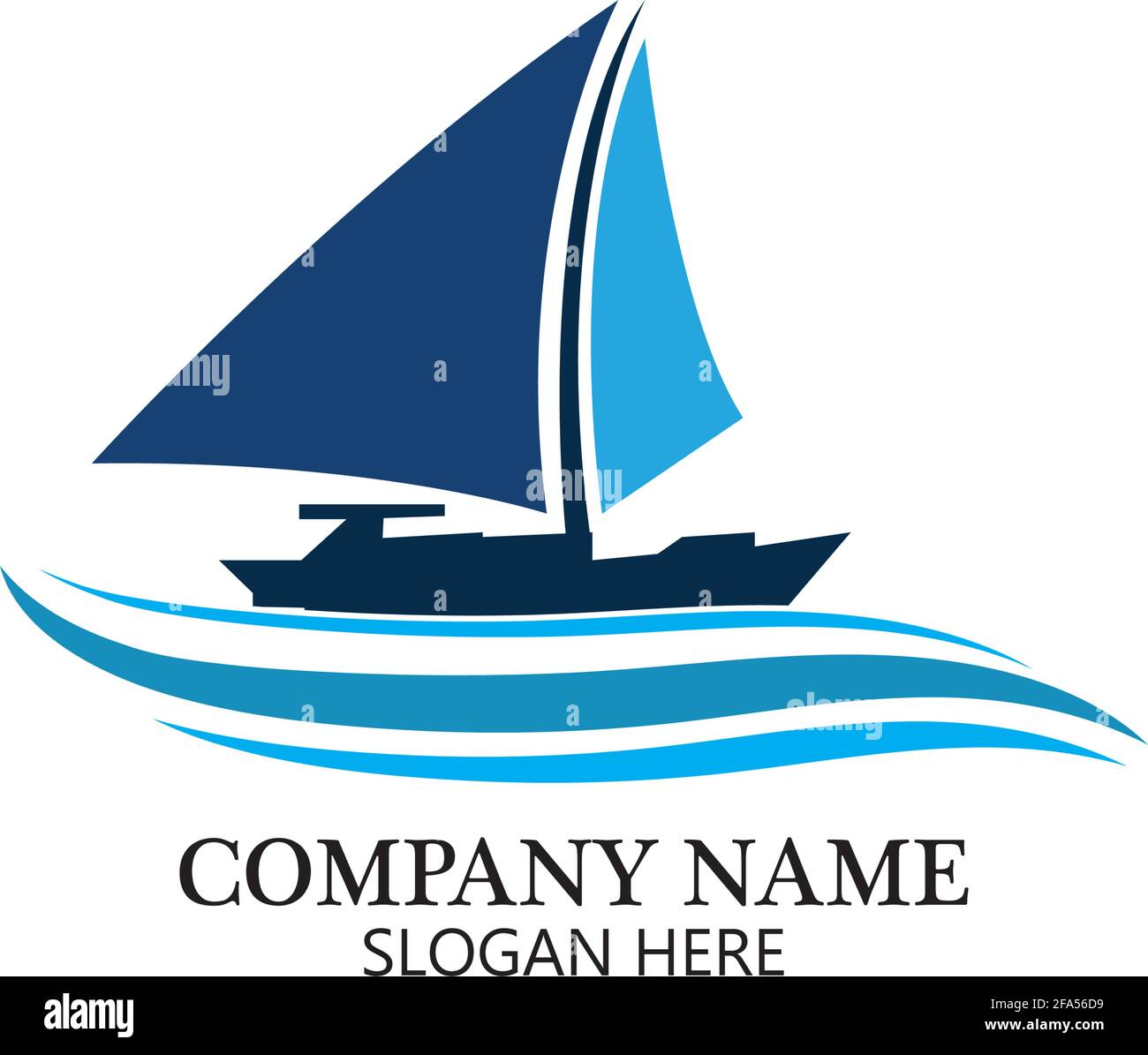 boat logo template,ship icon design,illustration element vector Stock ...
