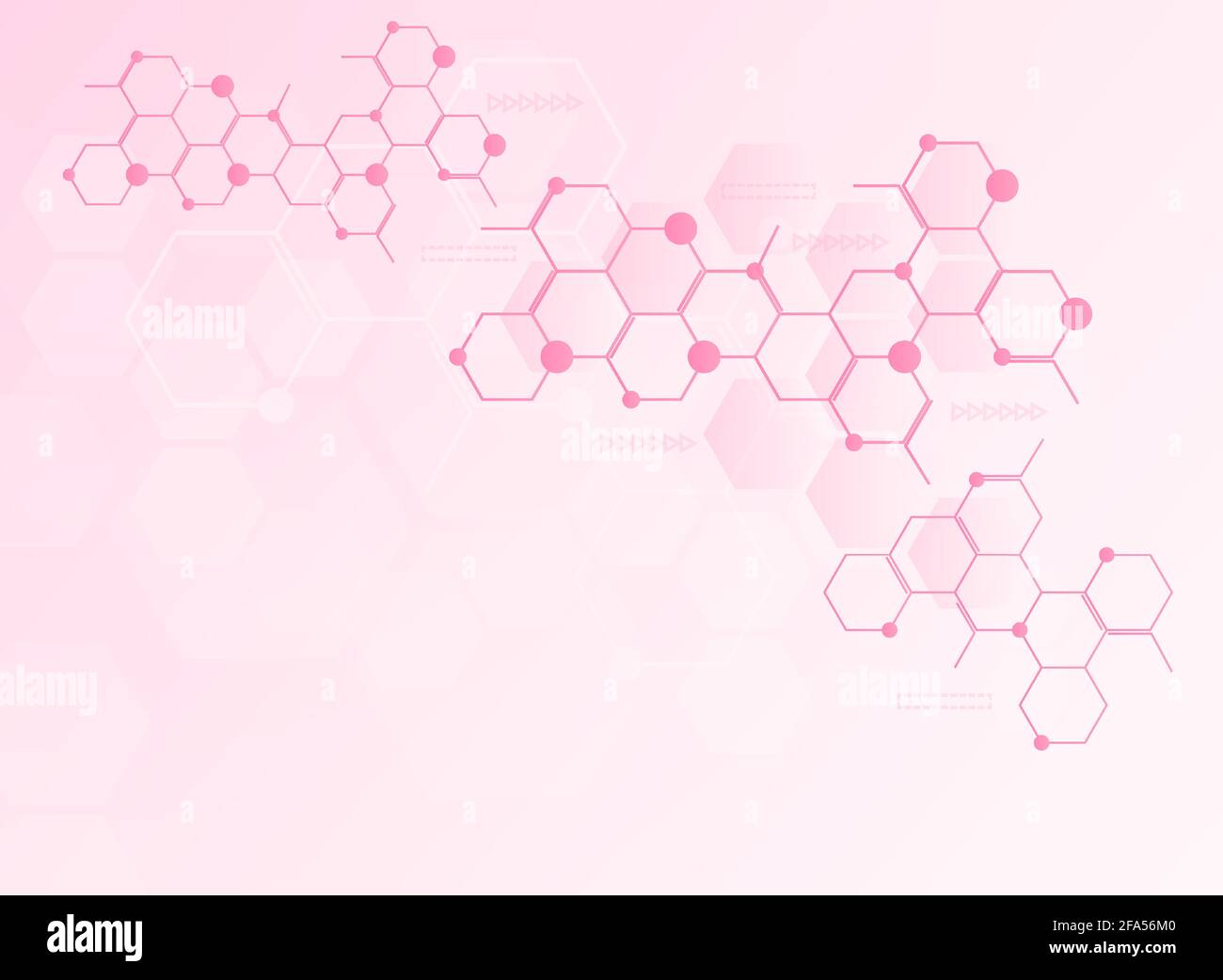Abstract molecules medical background. illustration Stock Vector Image ...