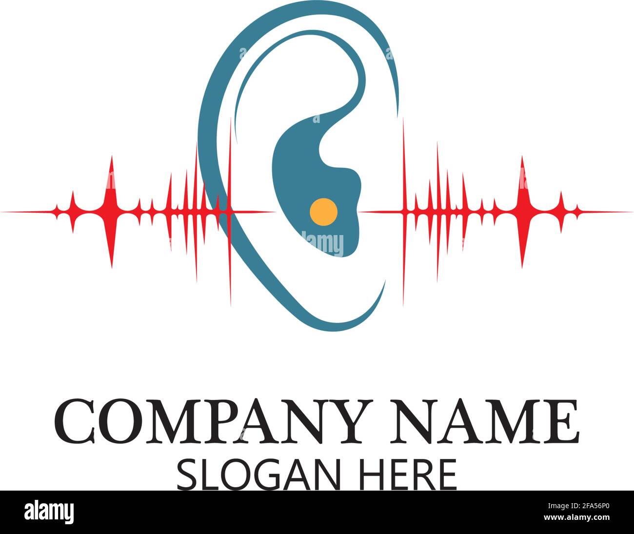Hearing Logo Template vector icon design Stock Vector Image & Art - Alamy