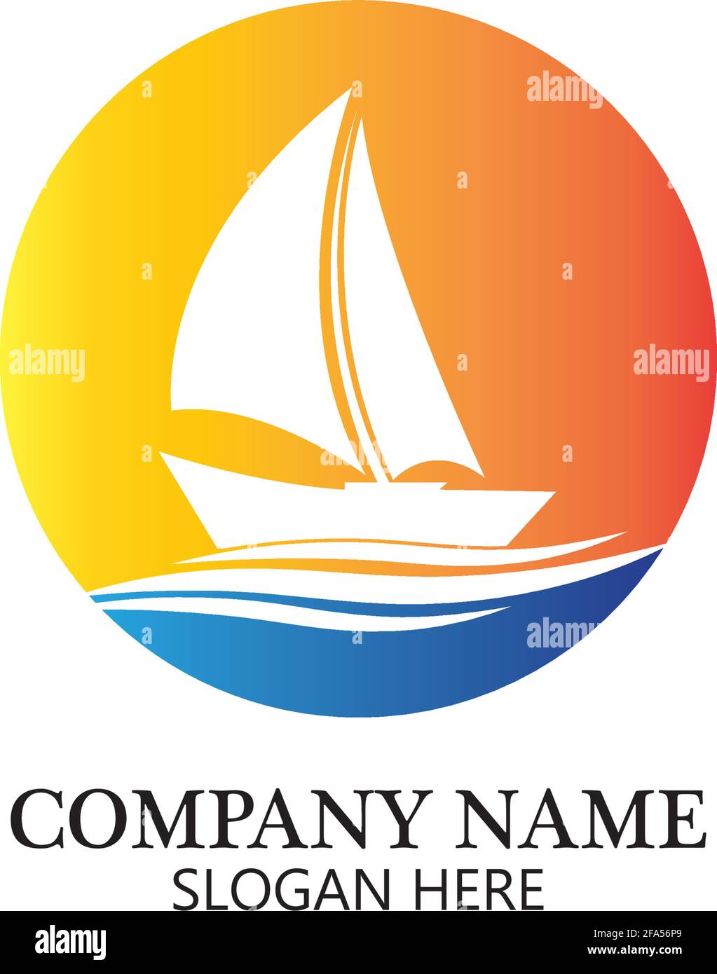 boat logo template,ship icon design,illustration element vector Stock ...