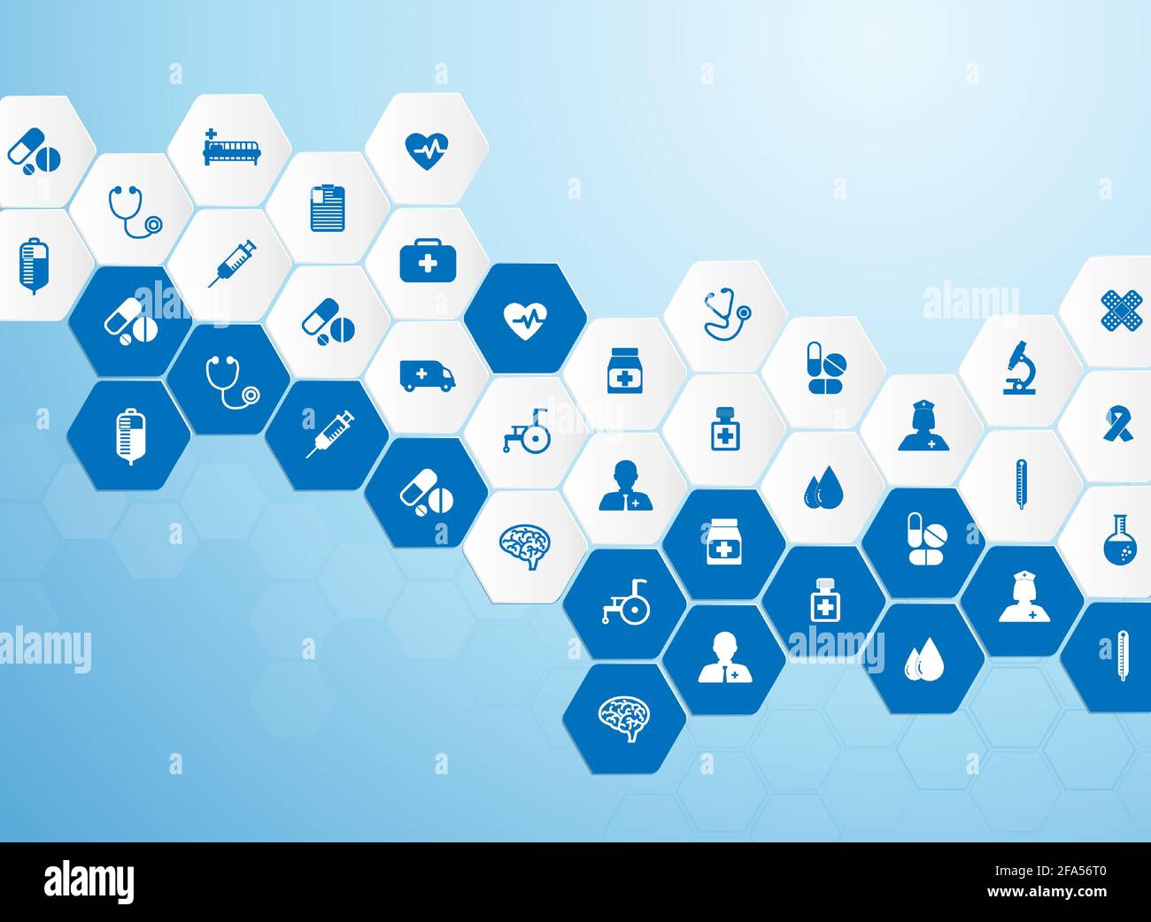 Medical background and icons to treat patients Stock Vector Image & Art ...