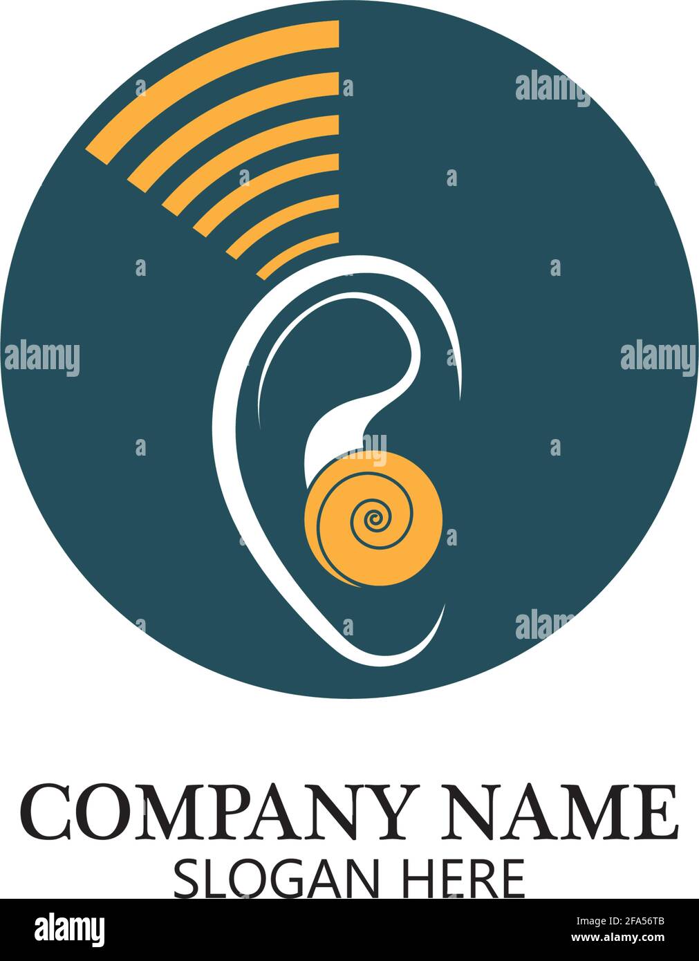 Hearing Logo Template vector icon design Stock Vector Image & Art - Alamy