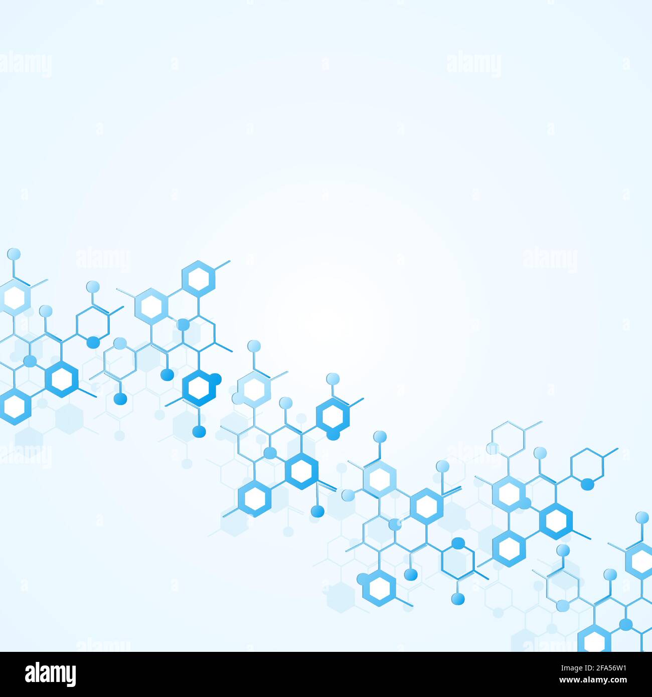 Abstract molecules medical background. illustration Stock Vector Image ...