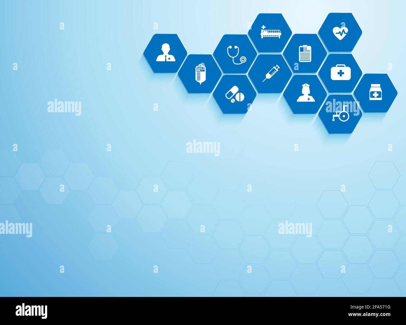 Medical background and icons to treat patients Stock Vector Image & Art ...