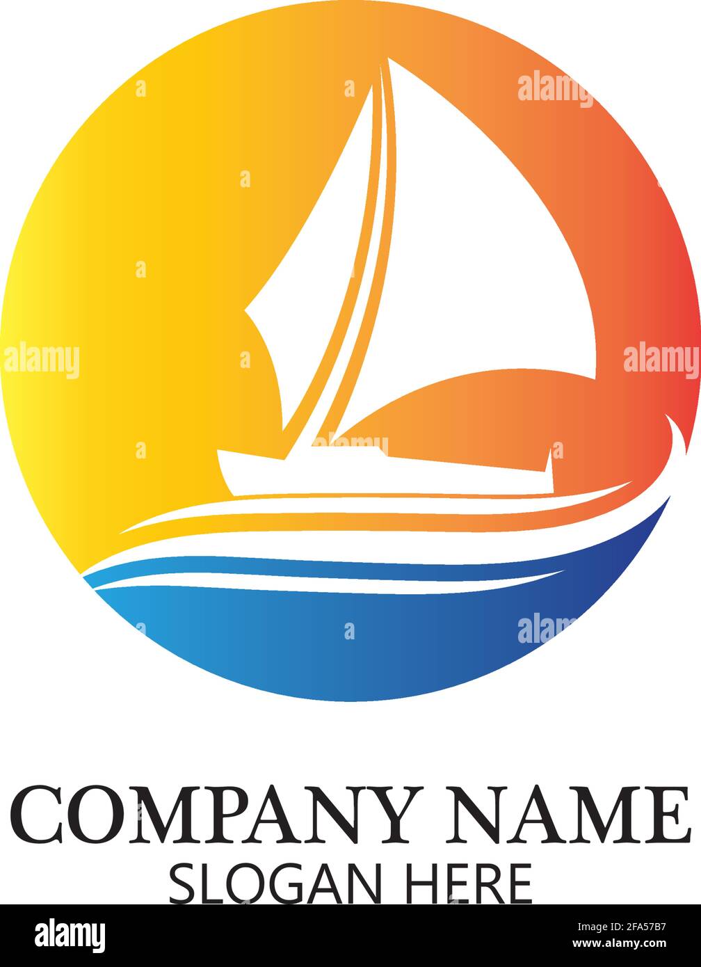 boat logo template,ship icon design,illustration element vector Stock ...