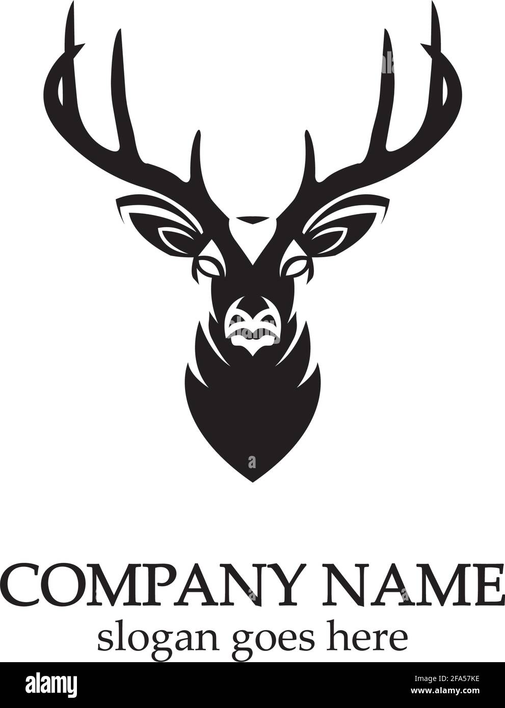 Cool Deer Head Logos