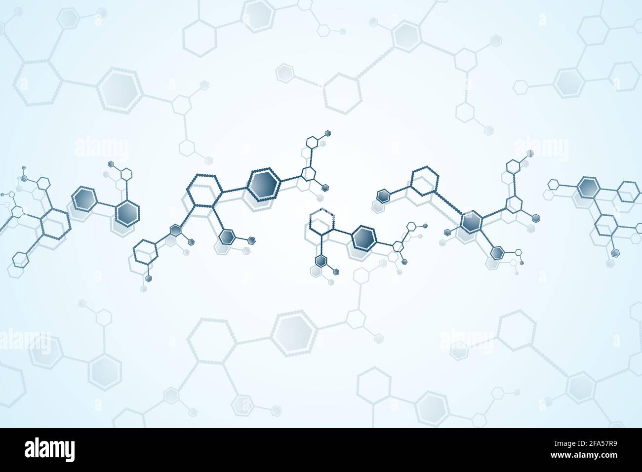 Abstract molecules medical background. illustration Stock Vector Image ...