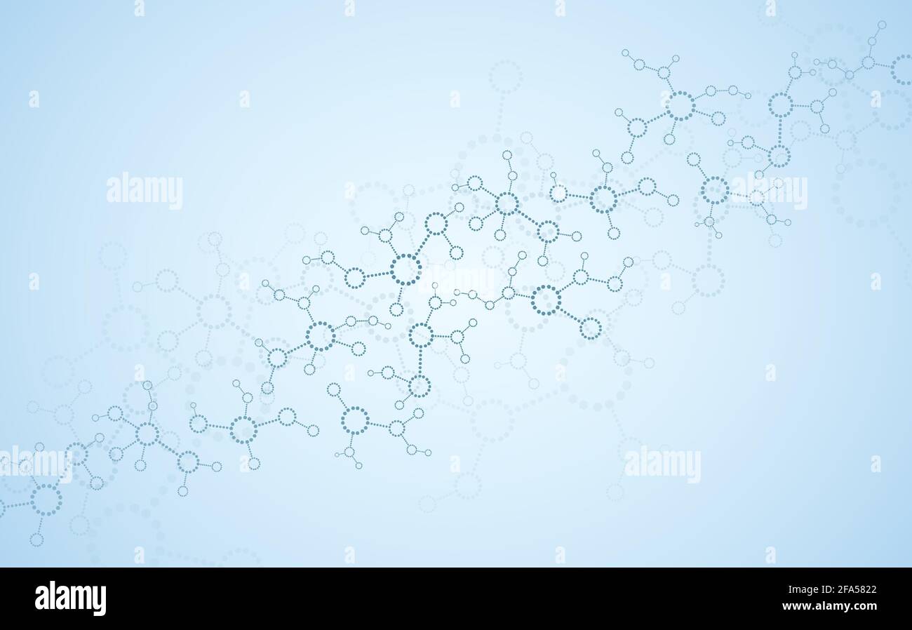 Abstract background medical substance and molecules Stock Vector Image ...