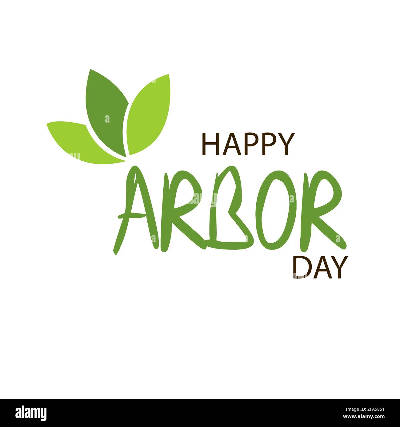 Vector illustration of a Background for Arbor Day Stock Photo - Alamy