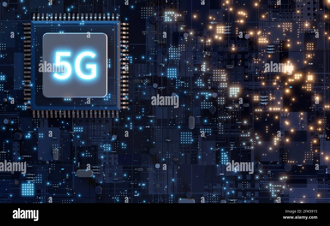 5G microchip technology background, futuristic Global 5G Mobile ... 5G microchip technology background, futuristic Global 5G Mobile ...