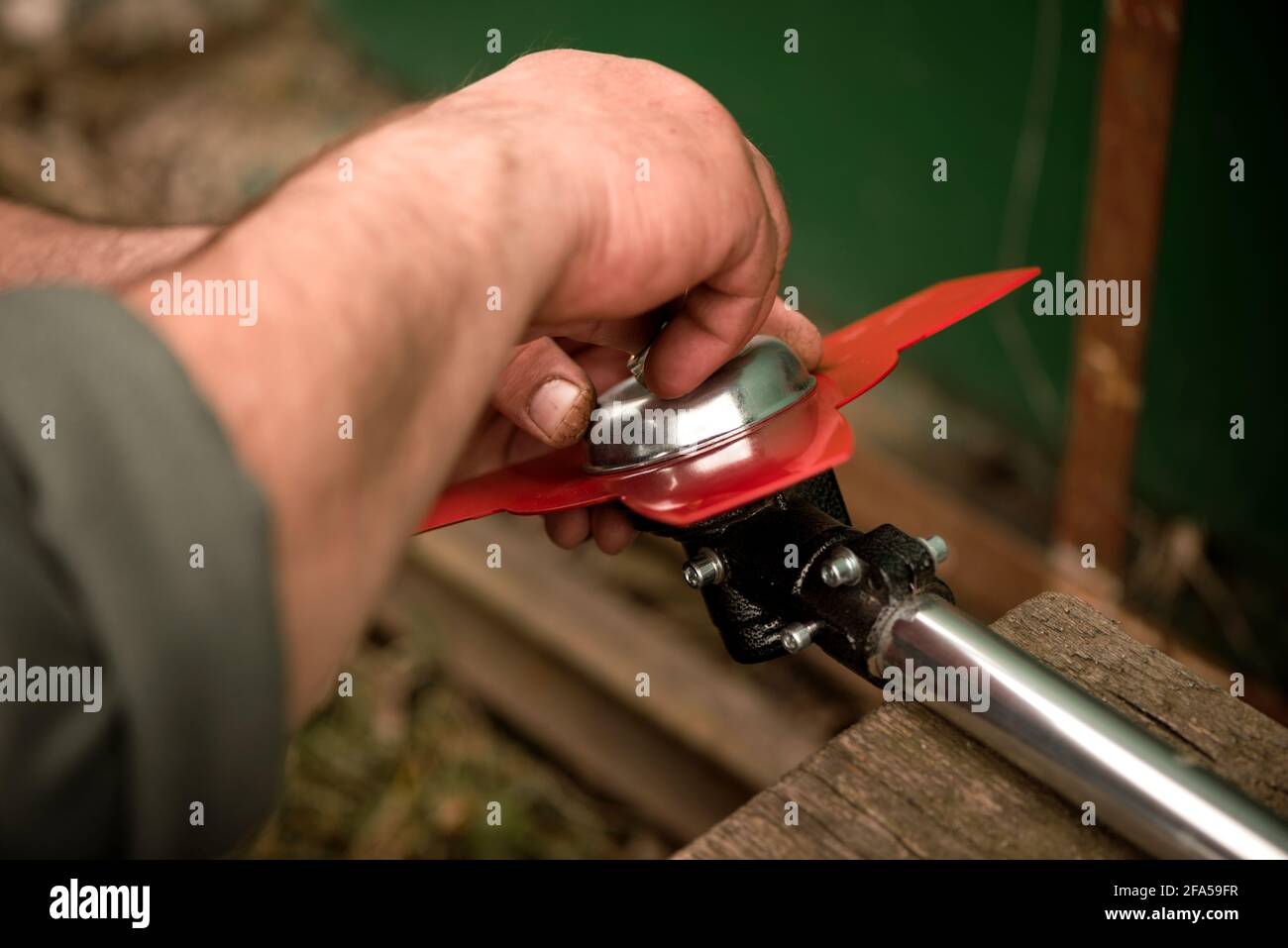 Automatic grass cutter hi-res stock photography and images - Alamy