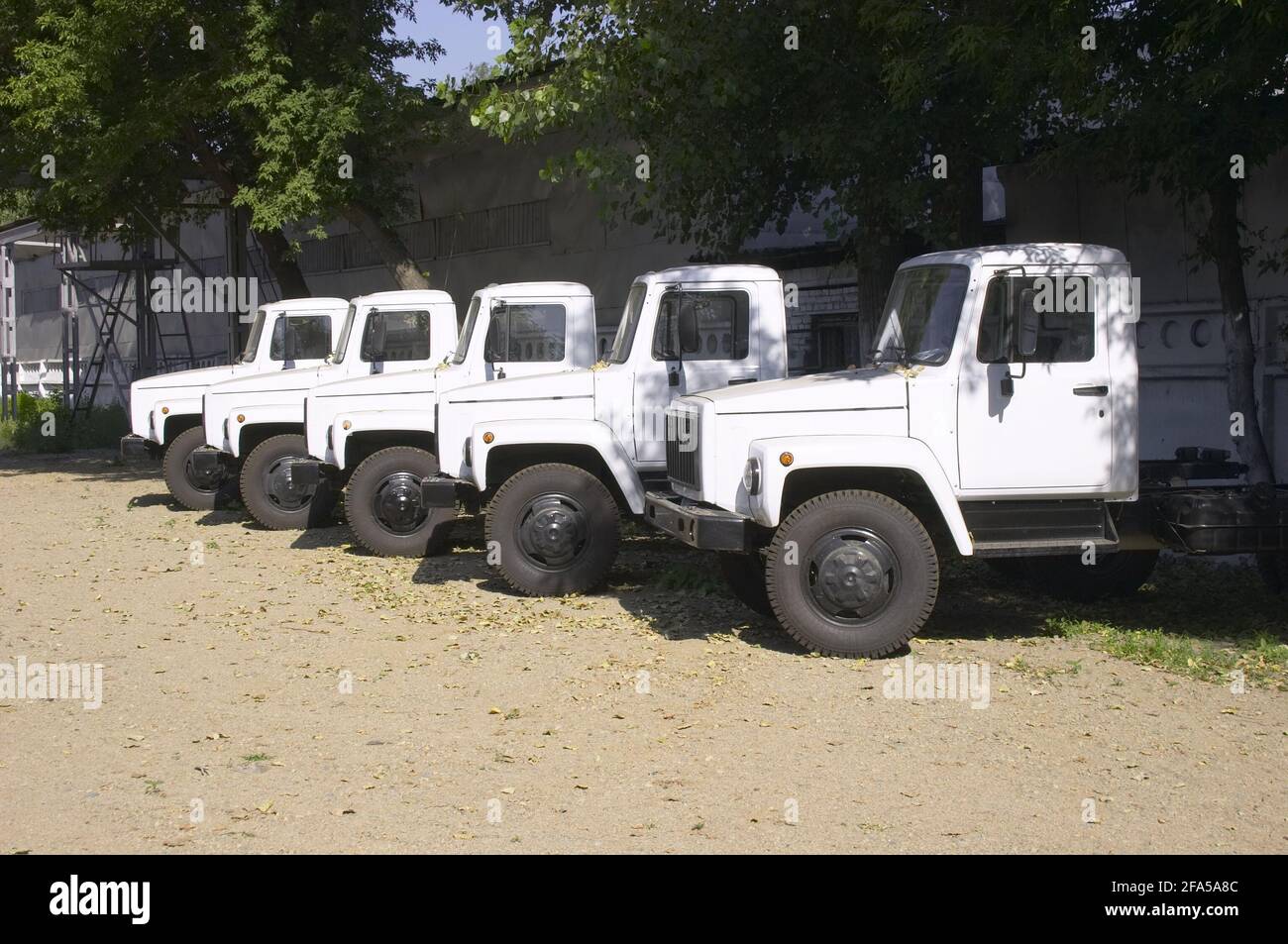Russian / Soviet trucks of the GAZ automobile plant Stock Photo - Alamy