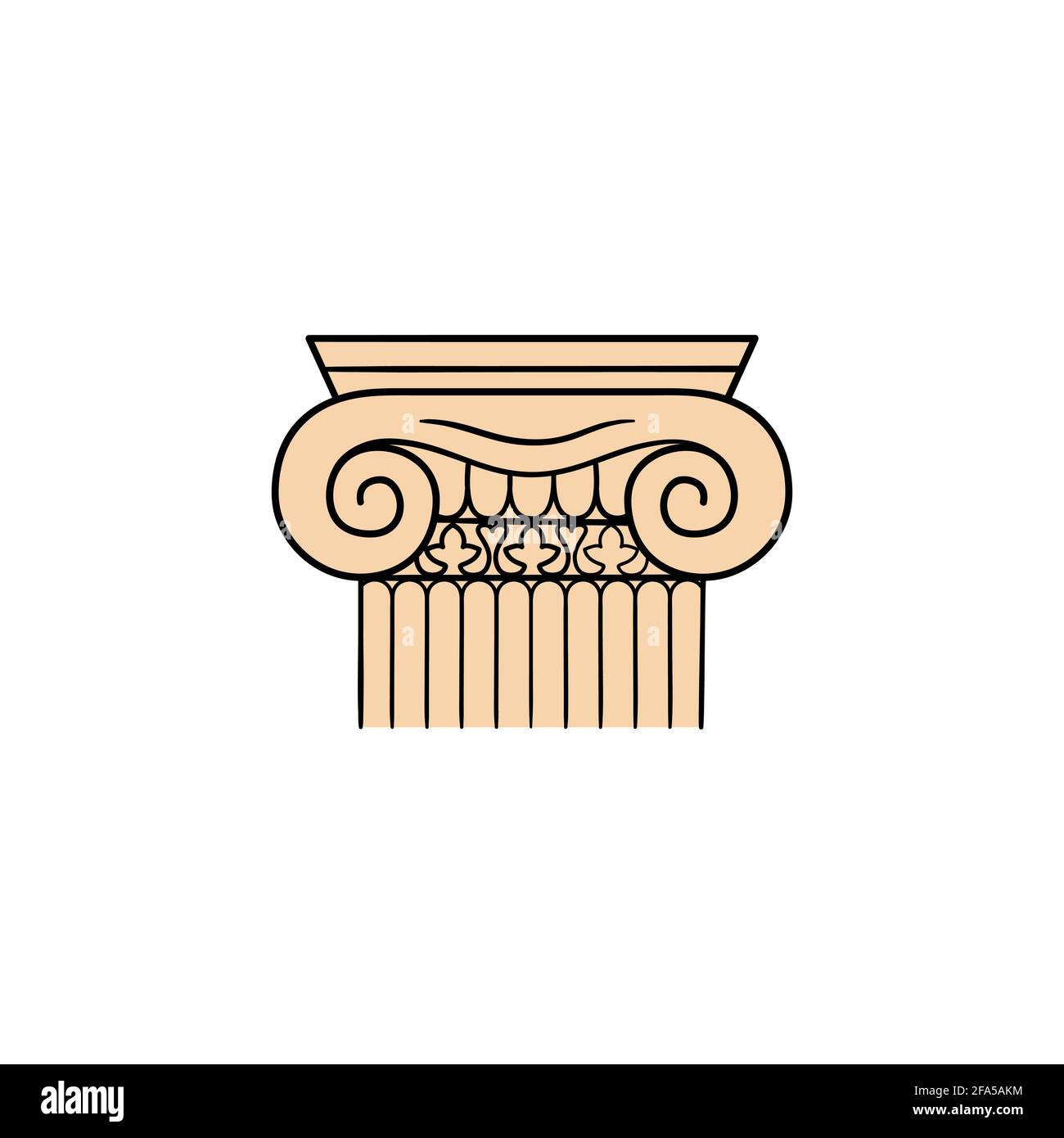 Architecture elements sculpture ancient Stock Vector Images - Alamy