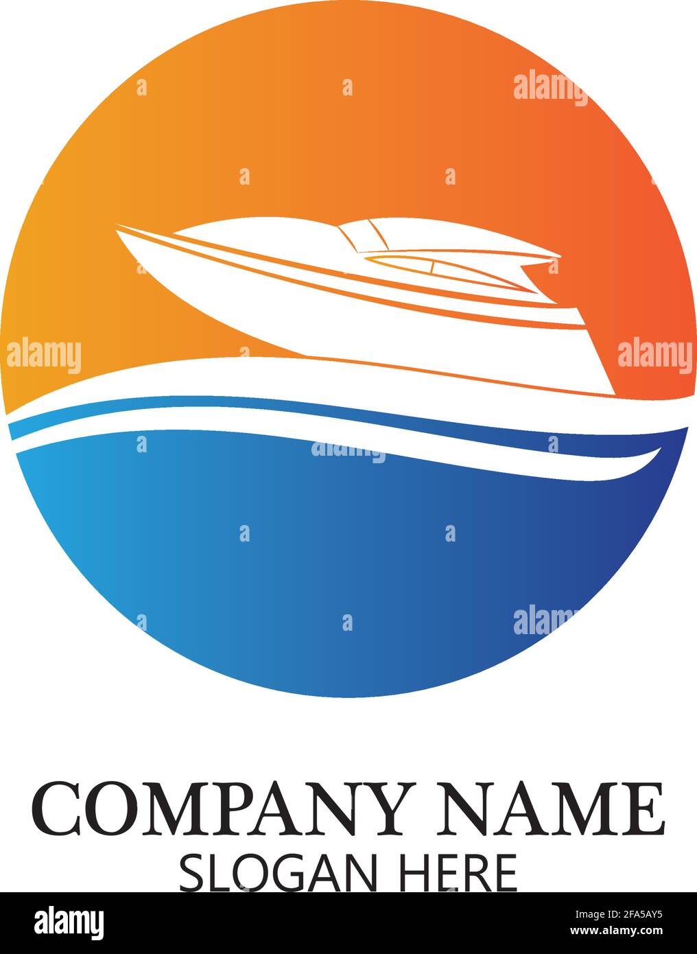 boat logo template,ship icon design,illustration element vector Stock ...