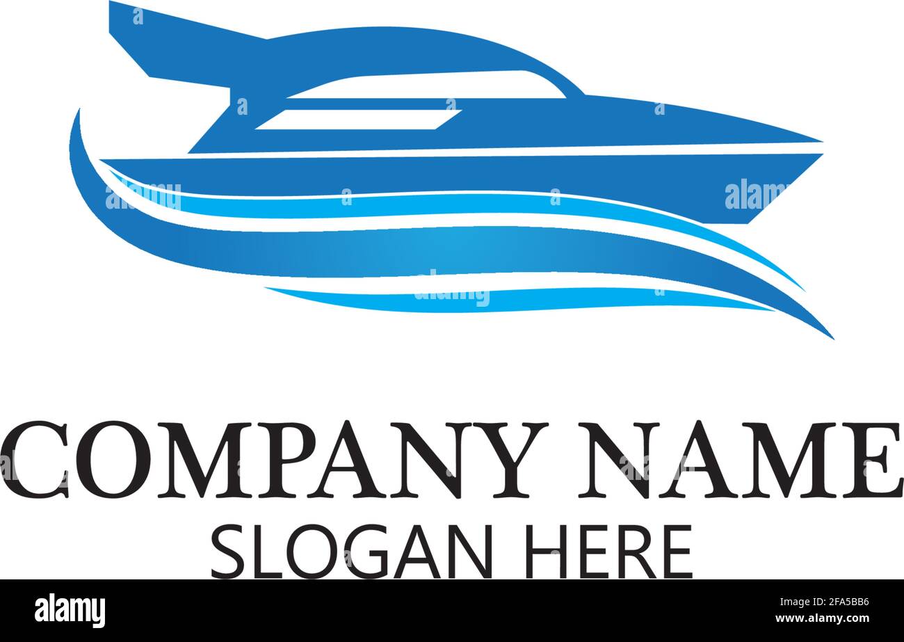 boat logo template,ship icon design,illustration element vector Stock ...