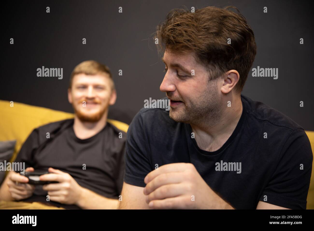 Unshaven gamers hi-res stock photography and images - Alamy