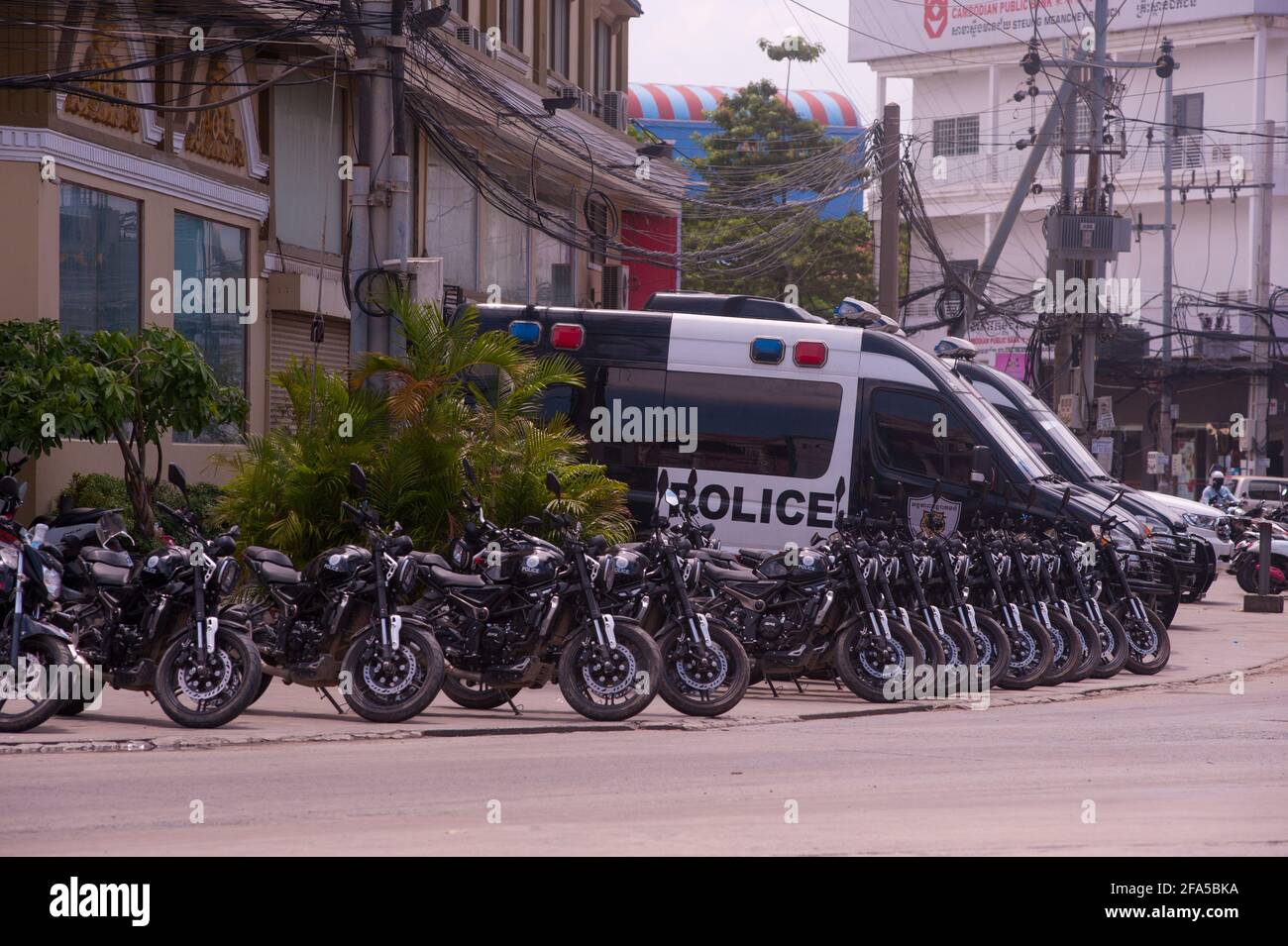 Cambodian police hi-res stock photography and images - Alamy