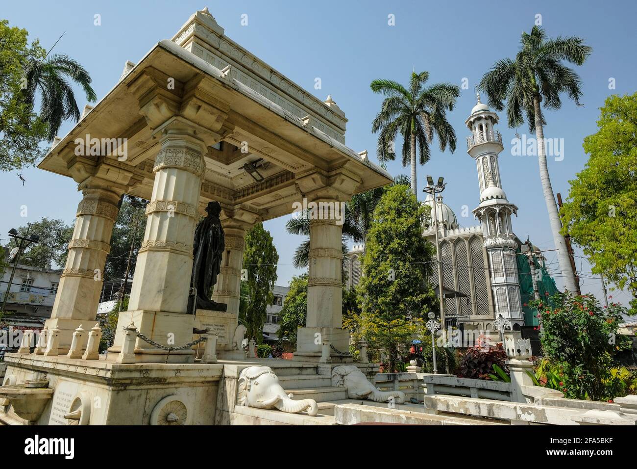 Views of the Shahi Masjid mosque in Ujjain, Madhya Pradesh, India Stock ...