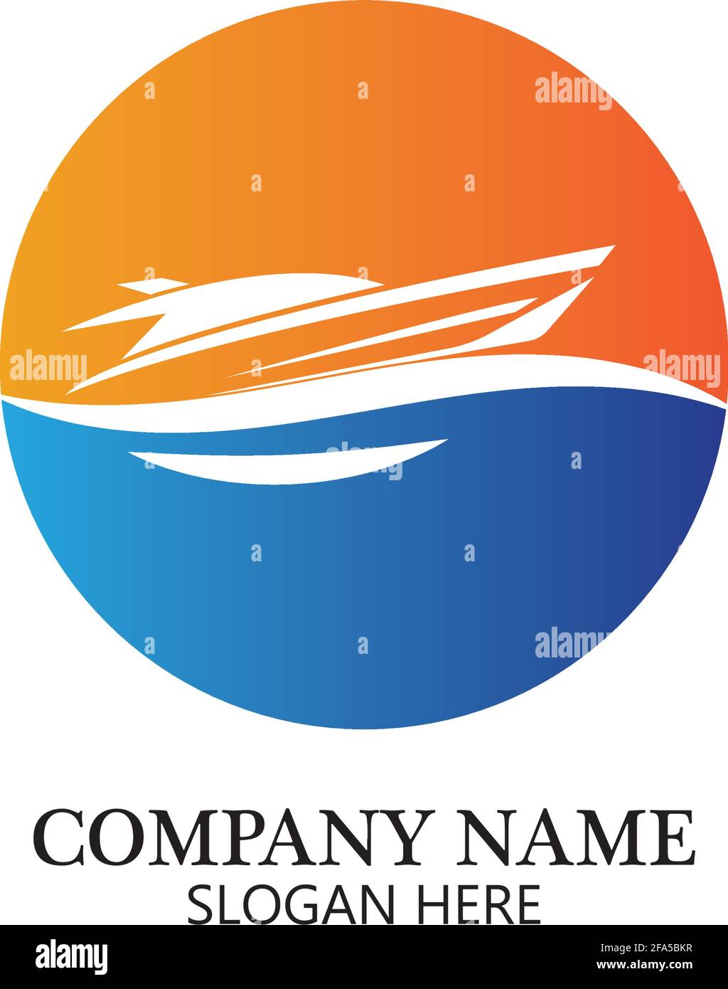 boat logo template,ship icon design,illustration element vector Stock ...