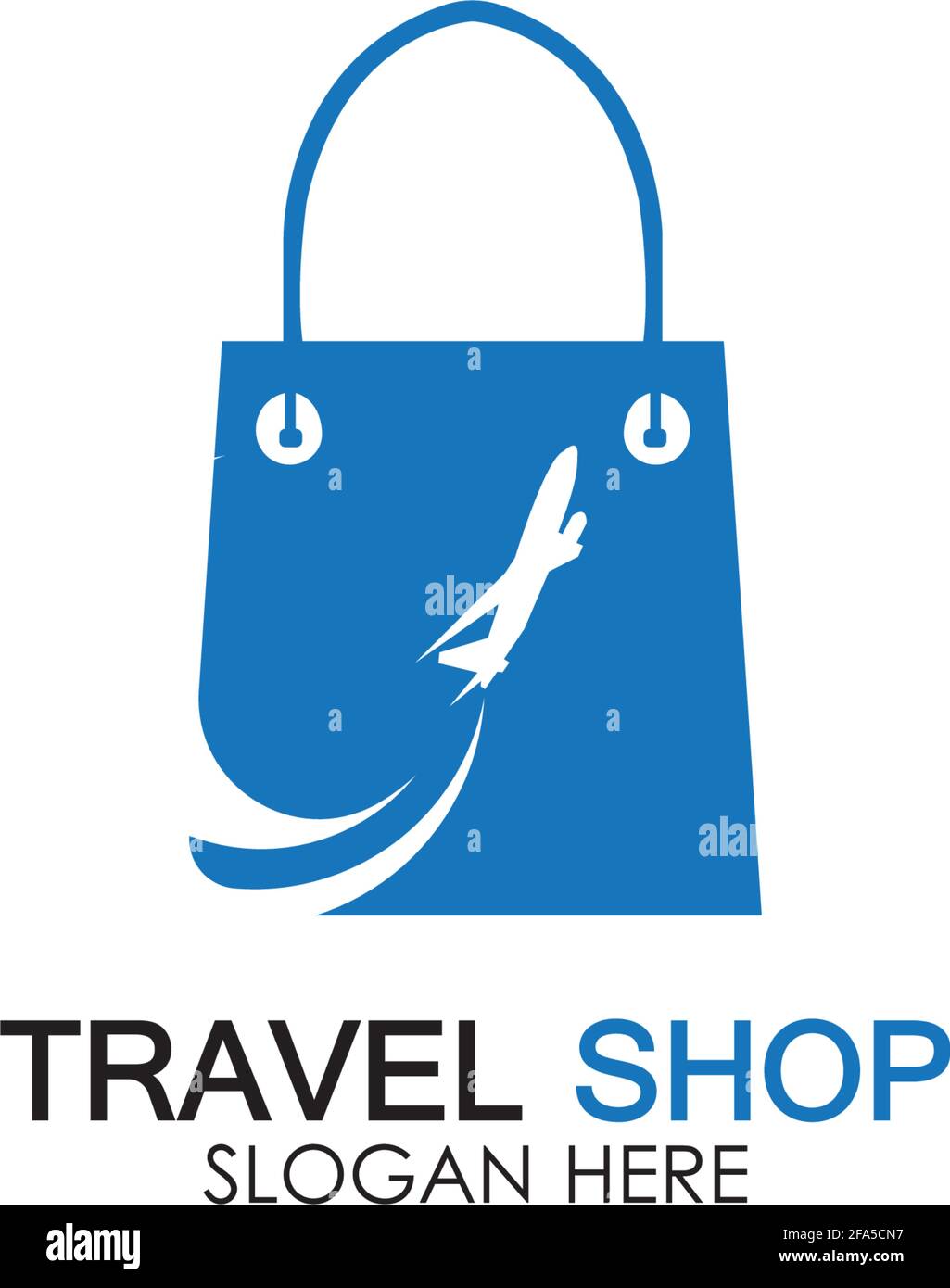 Travel Shopping logo design template Stock Vector Image & Art - Alamy