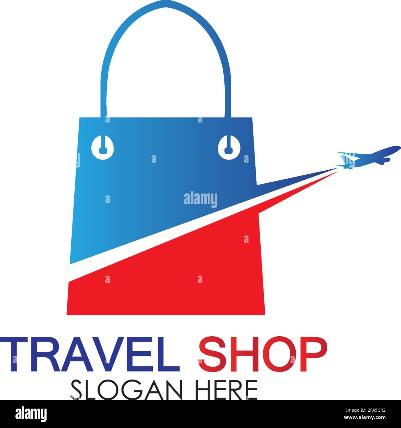 Travel Shopping logo design template Stock Vector Image & Art - Alamy