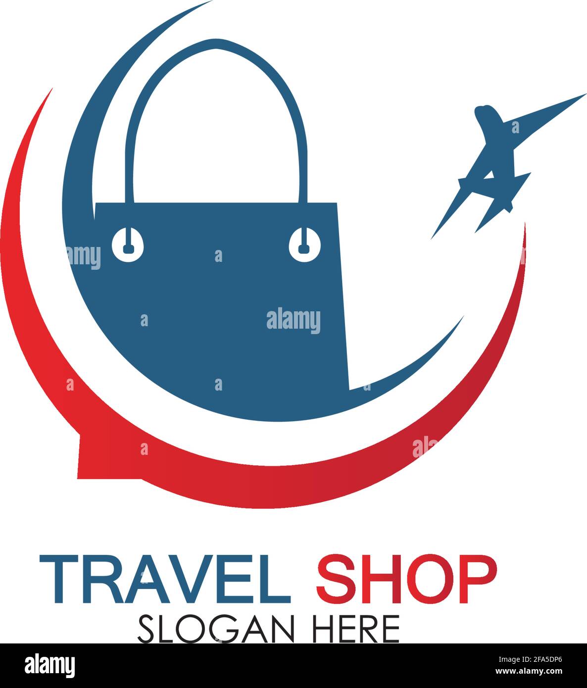 Travel Shopping logo design template Stock Vector Image & Art - Alamy