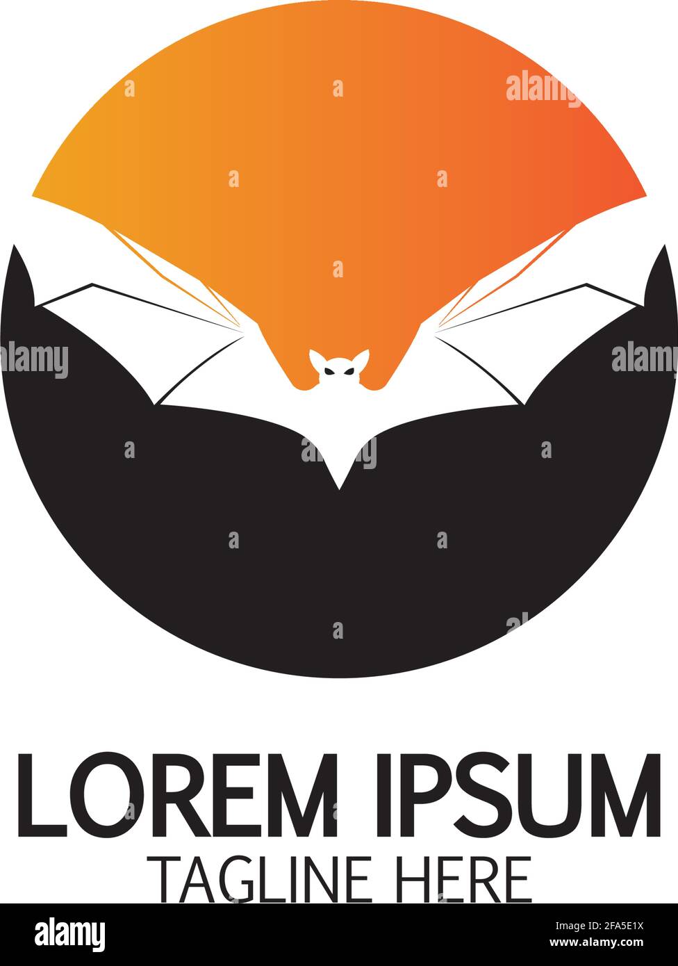 bat vector icon logo template illustration design Stock Vector Image ...