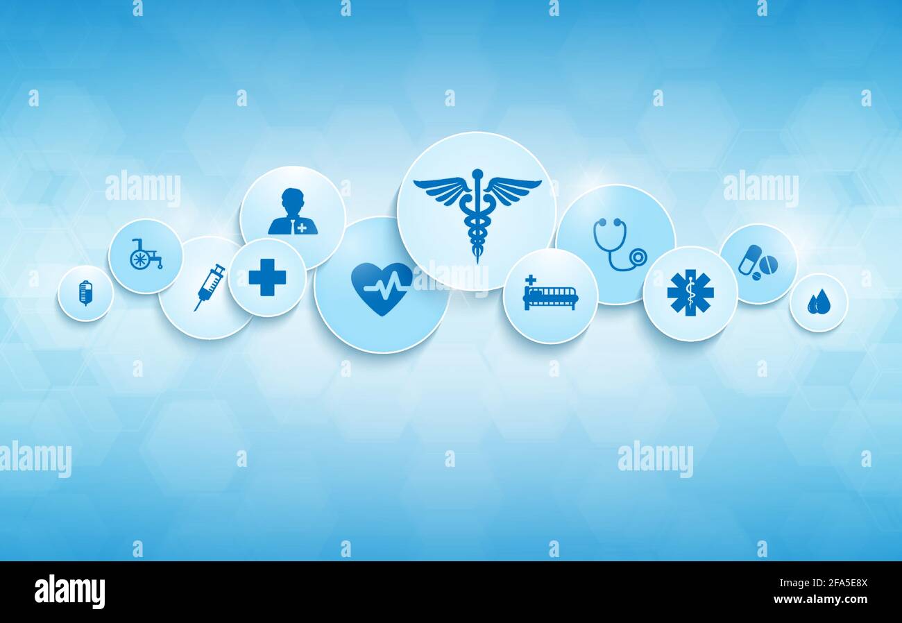 Medical background and icons to treat patients Stock Vector Image & Art ...