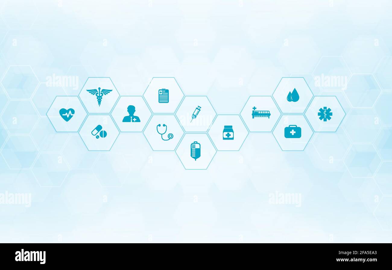 Medical background and icons to treat patients Stock Vector Image & Art ...