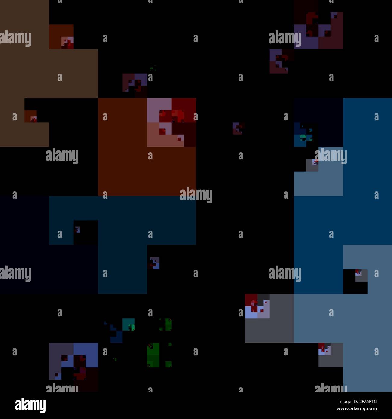 Illustration of a pattern made of colorful squares Stock Photo - Alamy