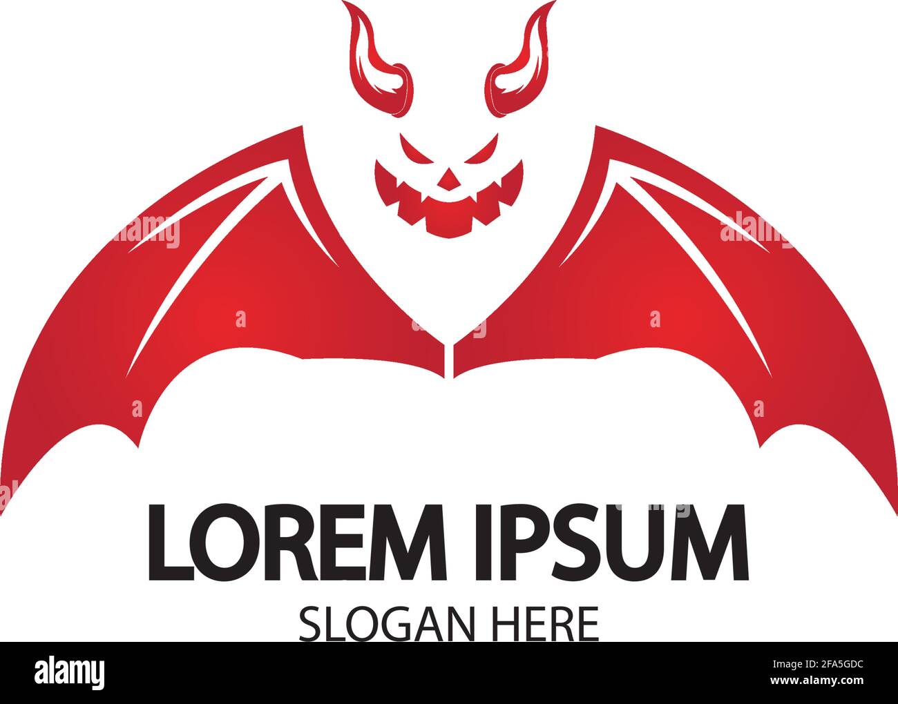 Devil logo hi-res stock photography and images - Alamy