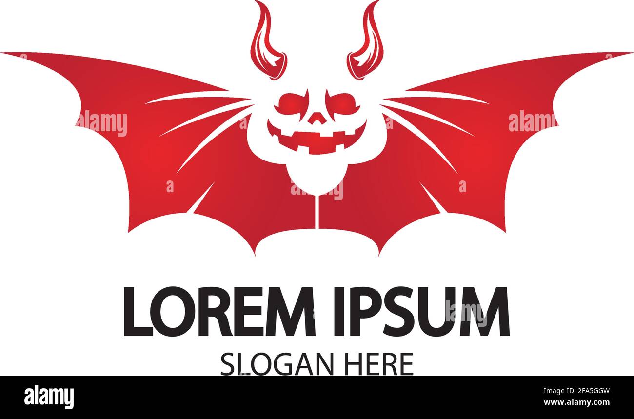 Devil logo vector icon template Stock Vector Image & Art - Alamy