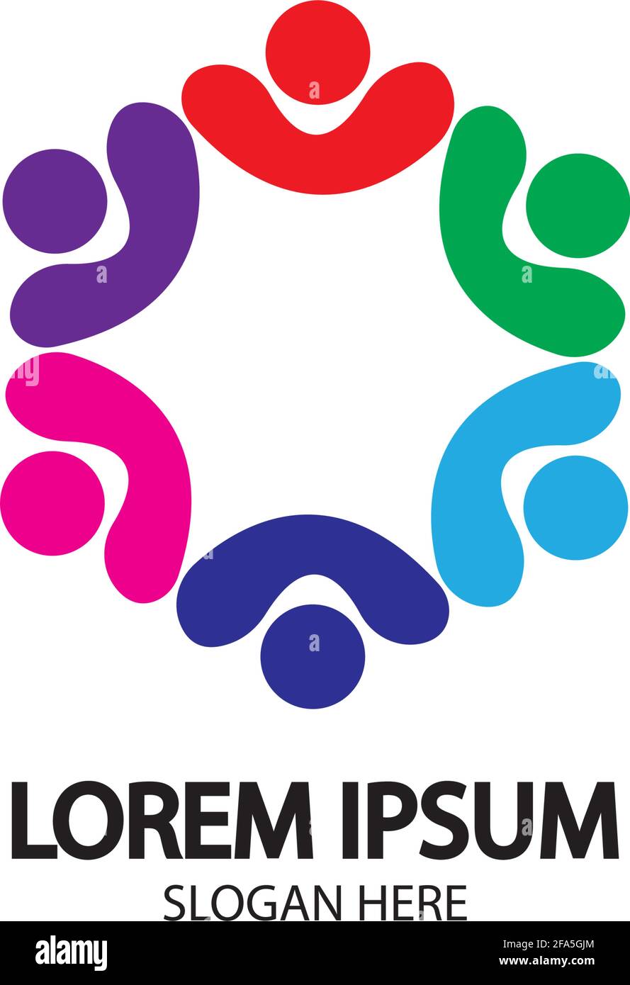 Community logo, Teamwork logo ,Group logo Stock Vector Image & Art - Alamy