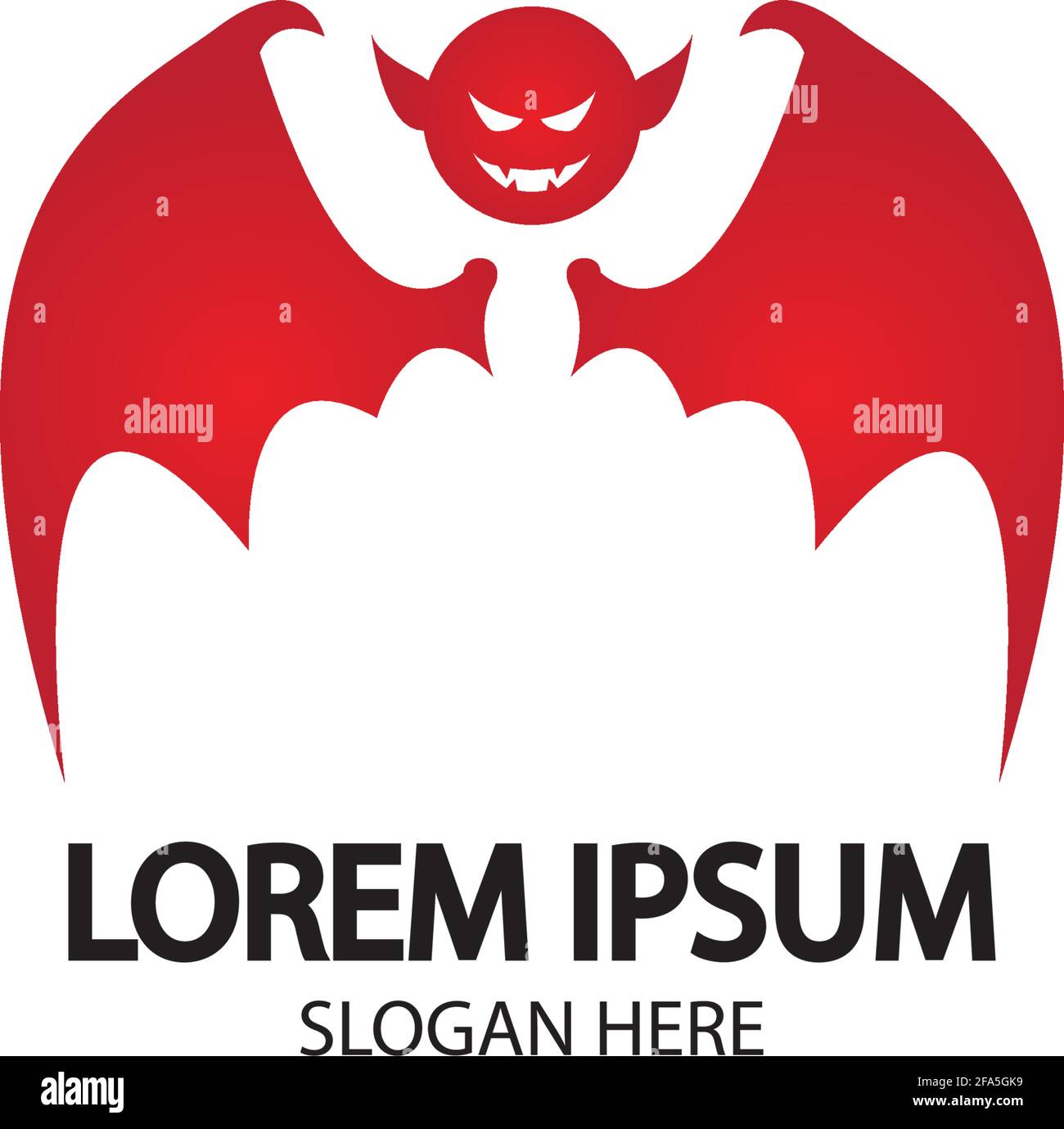 Devil logo hi-res stock photography and images - Alamy