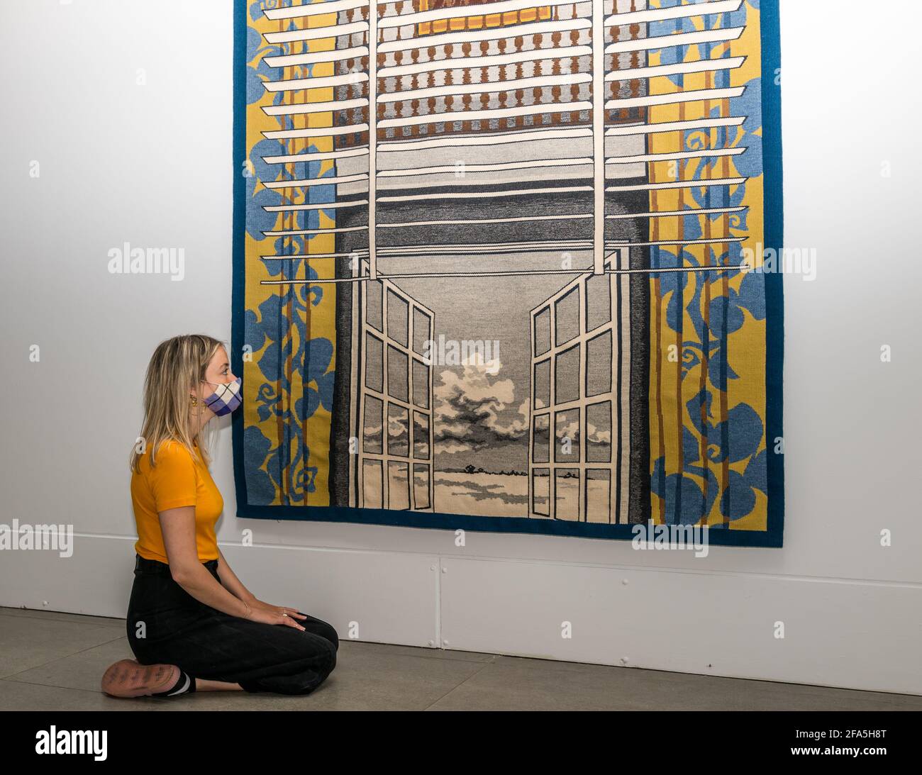 Dovecot Studios, Edinburgh, Scotland, UK, 23rd April 2021: Tapestry ...