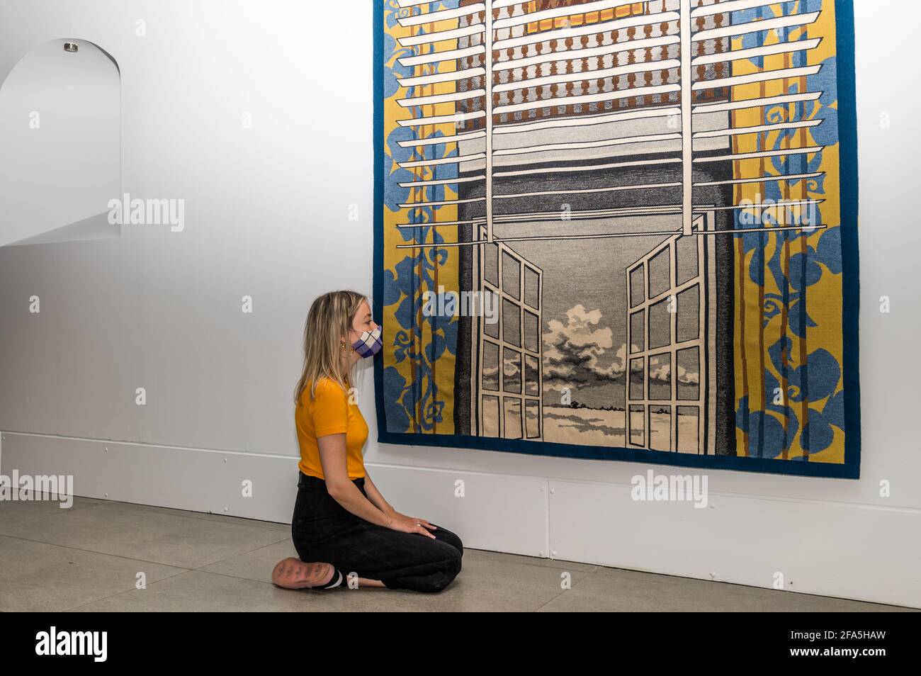 Dovecot Studios, Edinburgh, Scotland, UK, 23rd April 2021: Tapestry ...