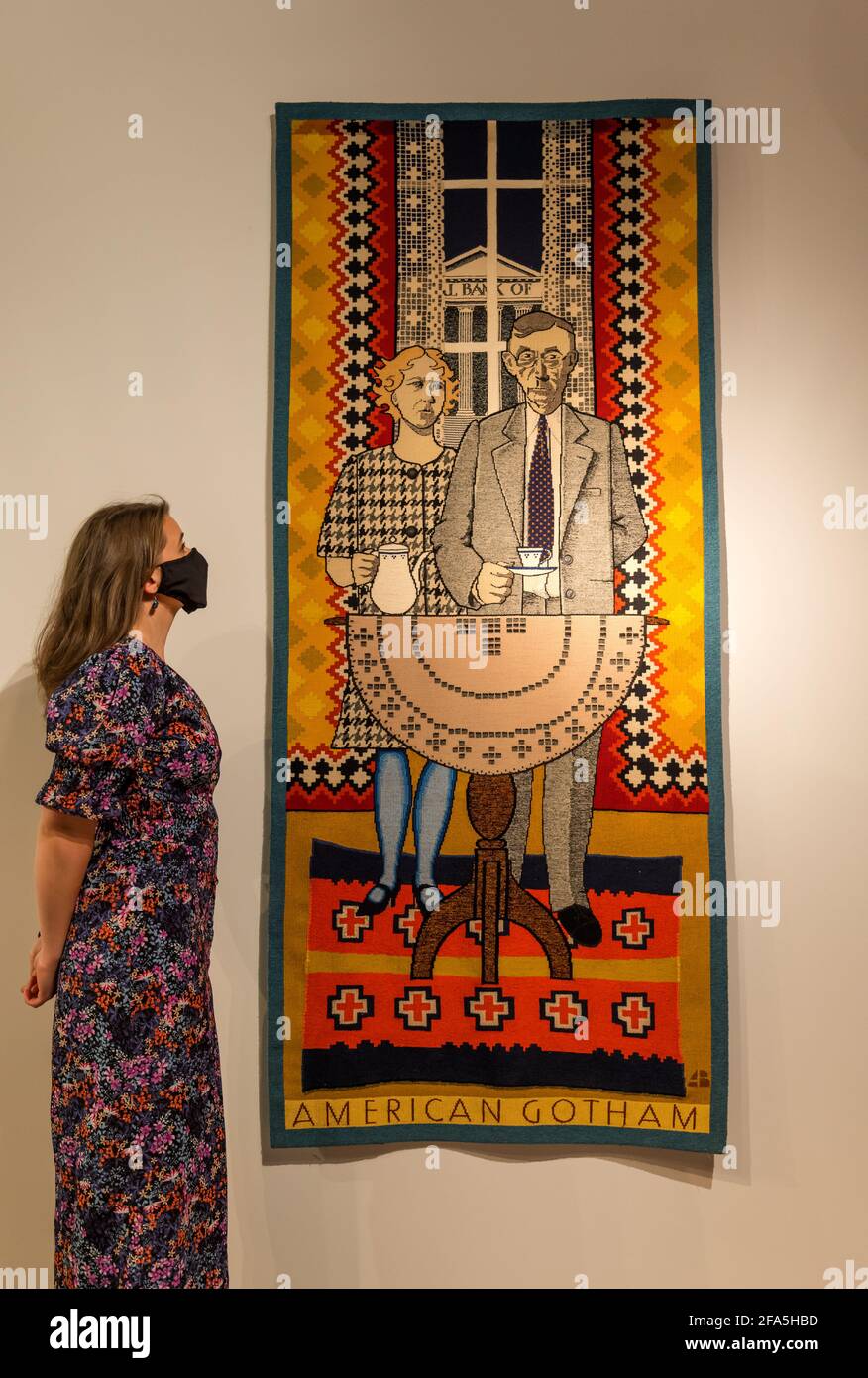Dovecot Studios, Edinburgh, Scotland, UK, 23rd April 2021: Tapestry ...