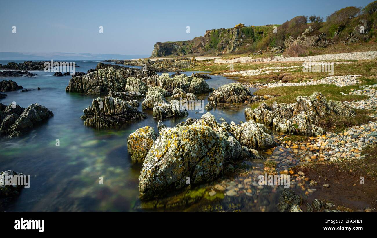 The Isle of Arran is an island off the west coast of Scotland. It is ...